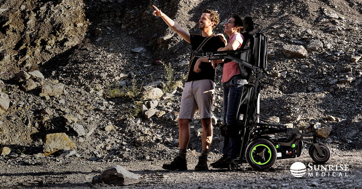 Wózek elektryczny z pionizacją QUICKIE Q700-UP F | Sunrise Medical